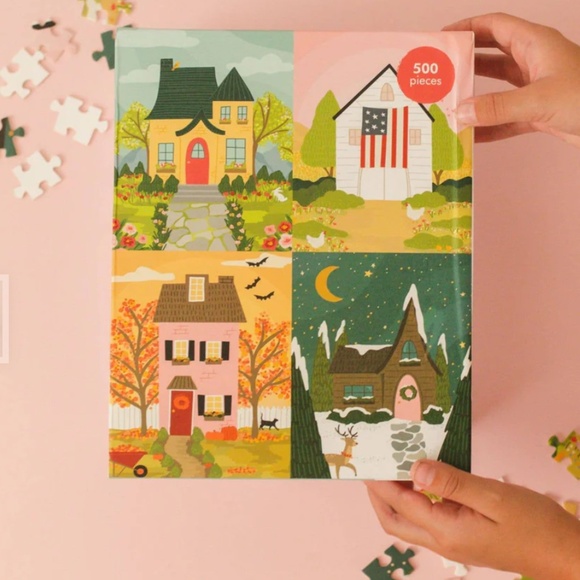 Pippi Post | Games | Pippi Post Seasons 50 Piece Jigsaw Puzzle | Poshmark